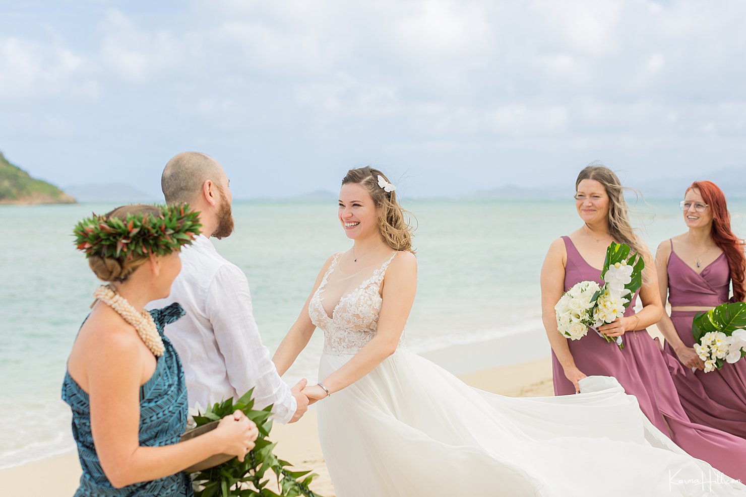 Only Love George Amanda S Beach Wedding In Oahu