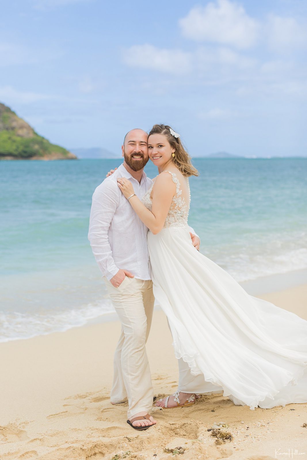 Only Love George Amanda S Beach Wedding In Oahu