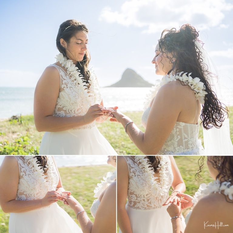 Keys To My Heart - Alaina & Katherine's Oahu Elopement
