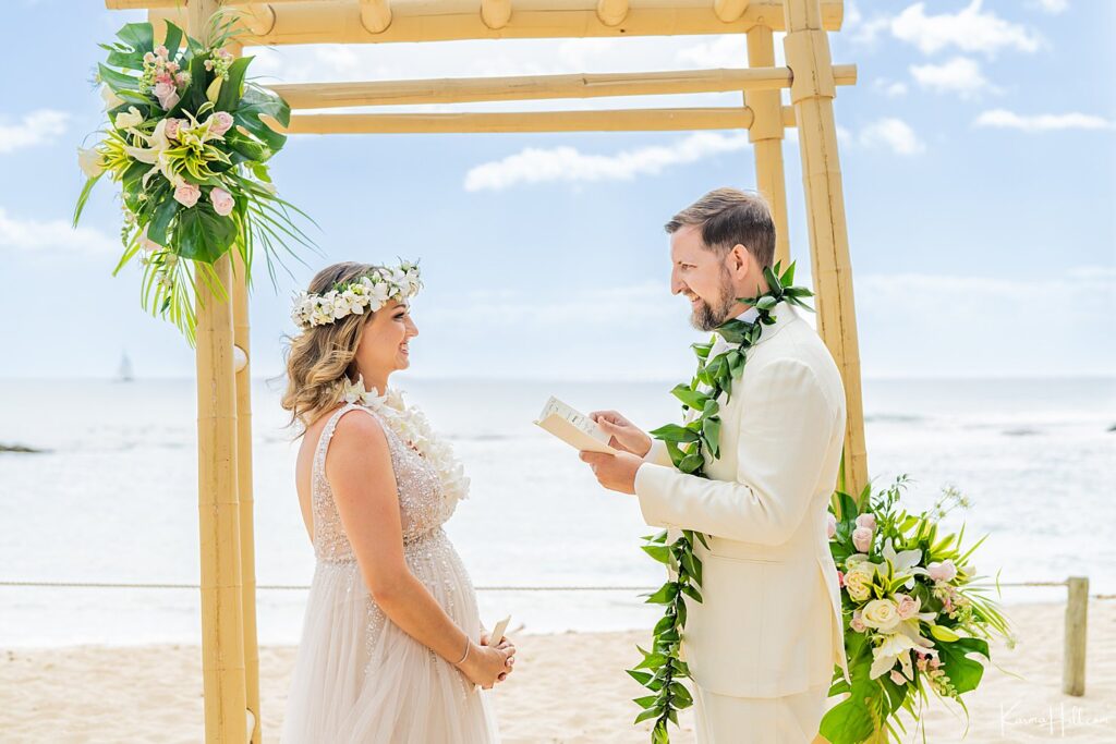 Overjoyed And In Love - Jennifer & Ryan's Oahu Venue Wedding