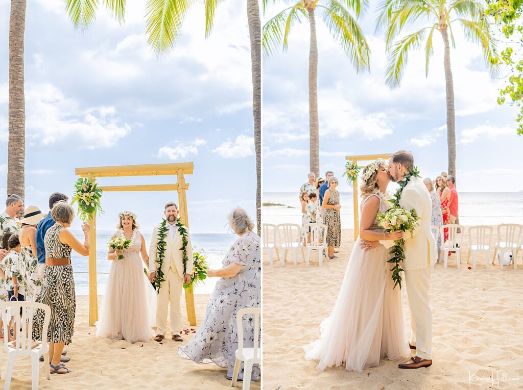 Overjoyed And In Love - Jennifer & Ryan's Oahu Venue Wedding